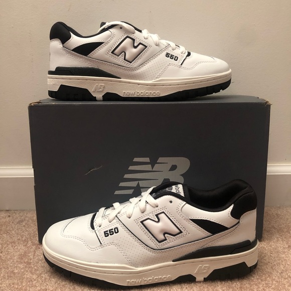 New Balance | Shoes | Mens New Balance 55 White Black Bb550ha | Poshmark